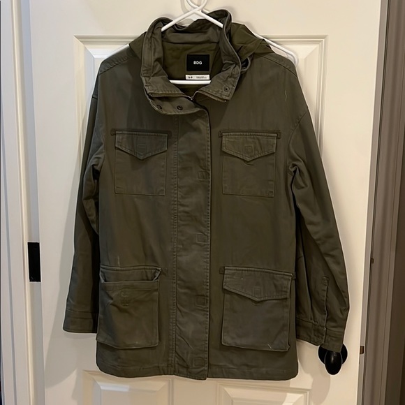 BDG | Jackets & Coats | Bdg Urban Outfitters Green Cargo Utility Jacket ...